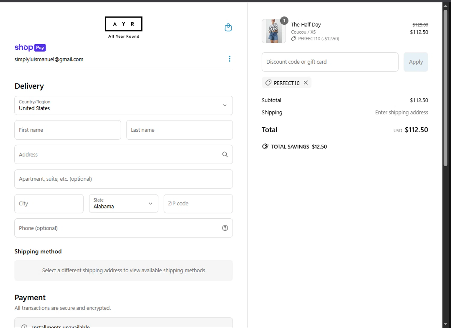 AYR Discount Codes - 10% Off (6 Verified) Sep 2025