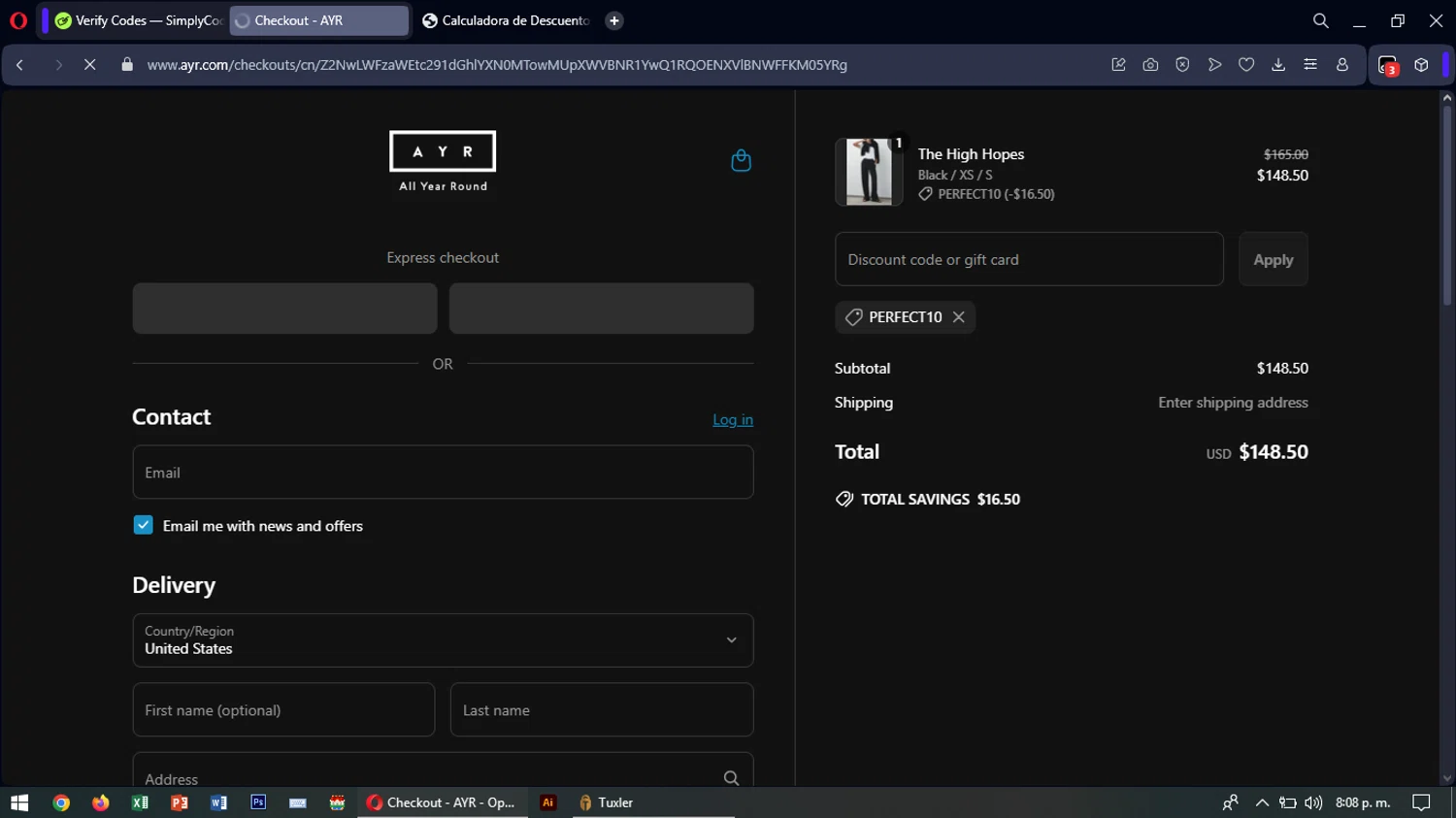 AYR Discount Codes - 10% Off (6 Verified) Sep 2025