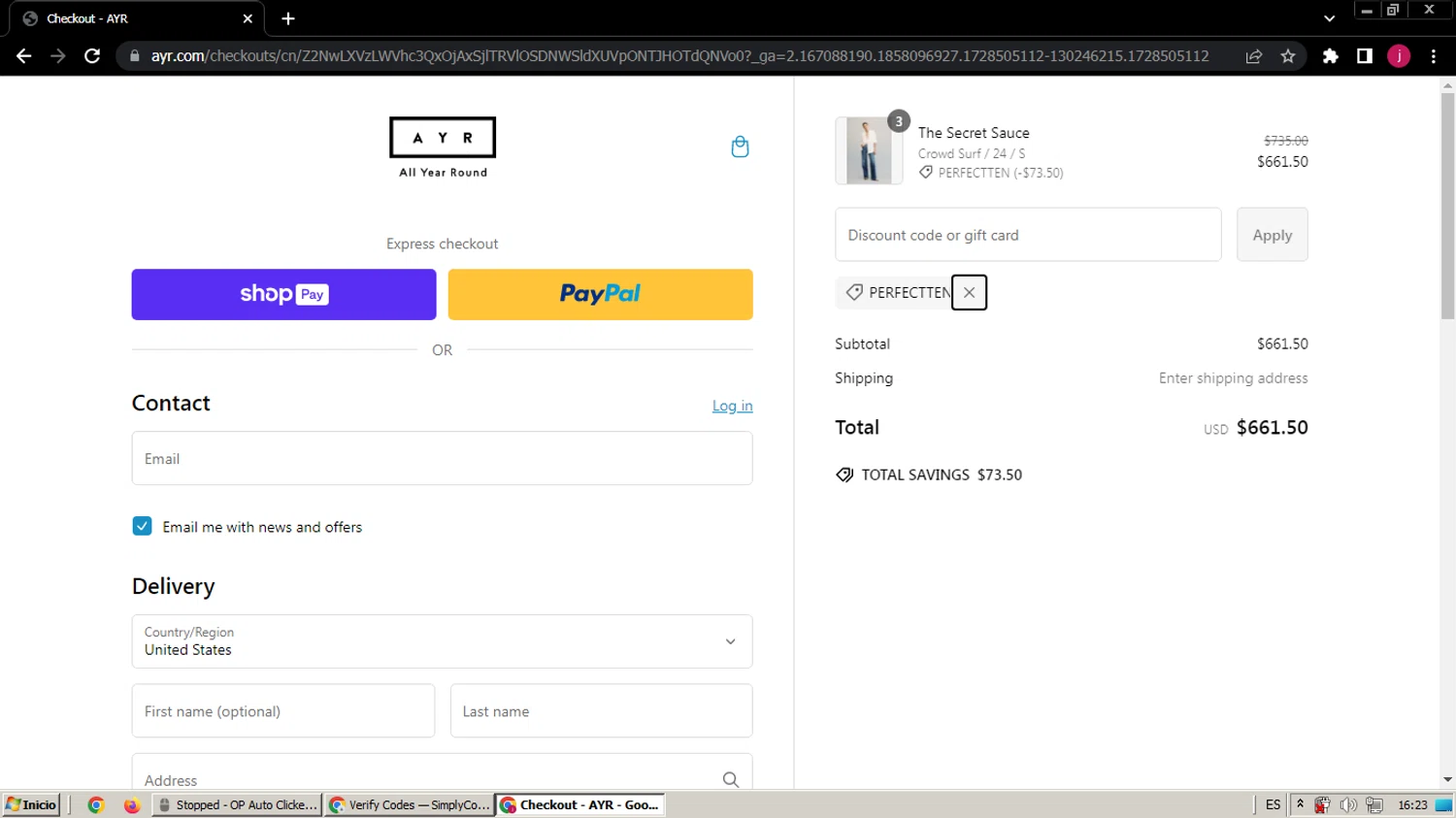 AYR Discount Codes & Black Friday 2024 Deals - $15 Off