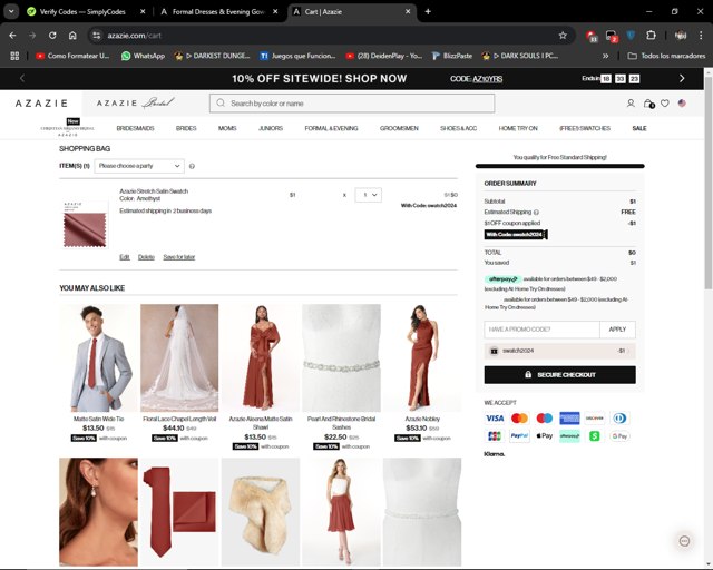 Azazie Promo Codes & Cyber Monday 2024 Deals - 15% Off