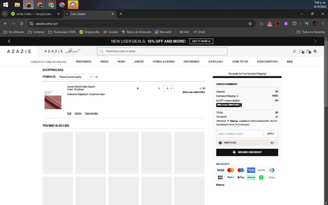 Azazie Coupon Codes - $2 Off | January 2025