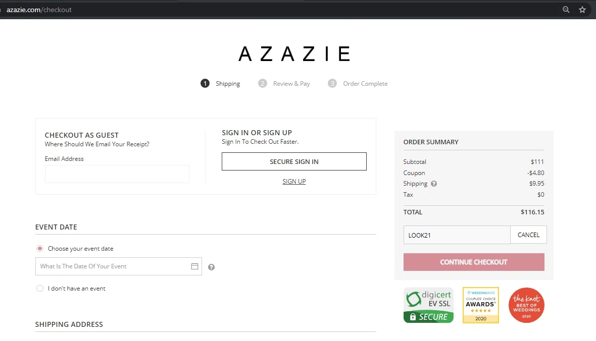15% Off Azazie Coupon Codes | Jul 2021 | SimplyCodes