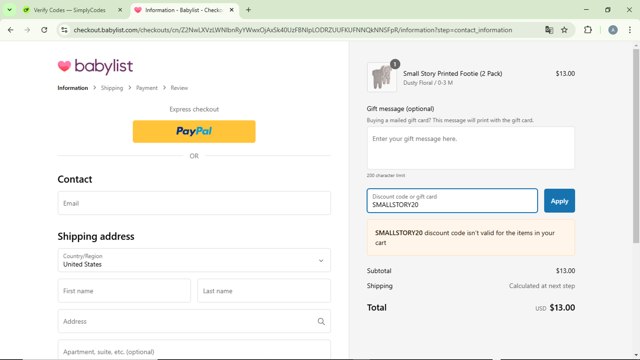 Babylist Promo Codes - 25% Off Coupons Jul 2025