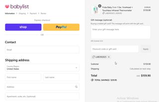 Babylist Promo Codes (1 Verified) - 20% Off w/Code Sep 2025