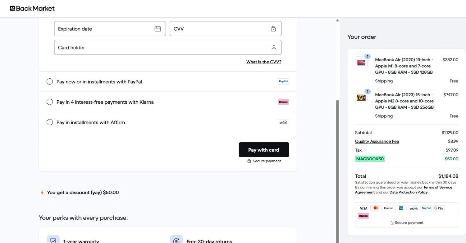 Back Market Promo Codes (2 Verified) - $50 Off Jul 2025
