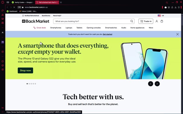 Back Market Promo Codes (1 Verified) - $20 Off Apr 2025