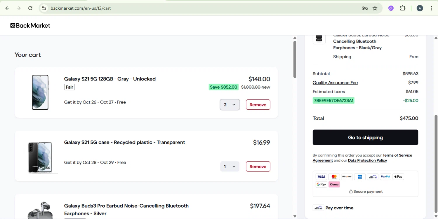 Back Market Promo Codes - $25 Off (4 Verified) Nov 2025