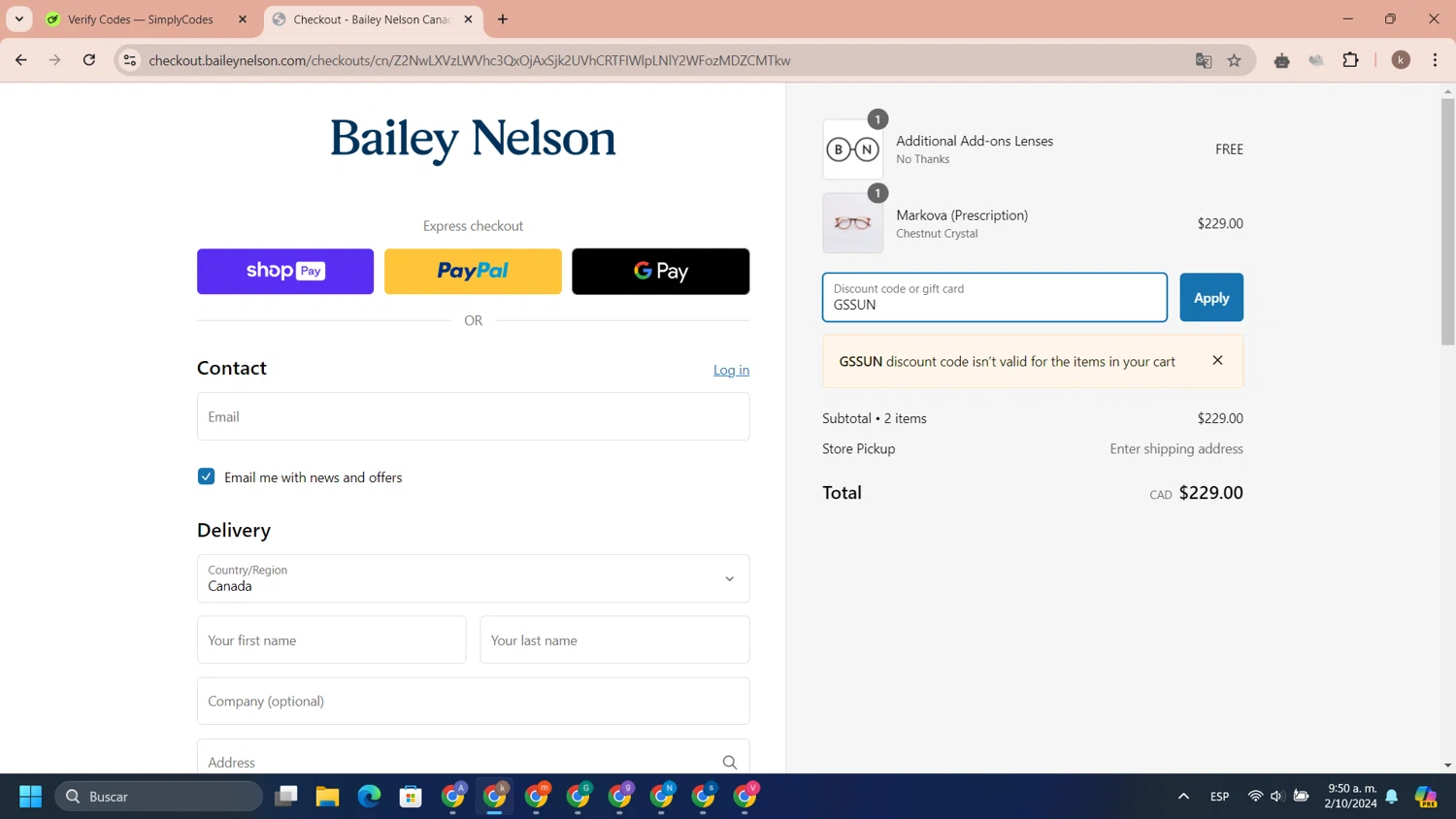Bailey Nelson Promo Codes - 10% Off | November 2024