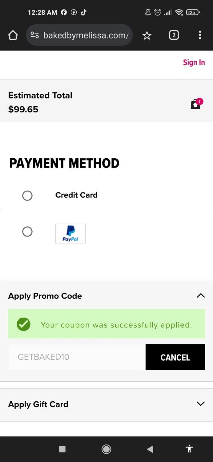 Baked by Melissa Promo Codes - 15% Off | November 2024