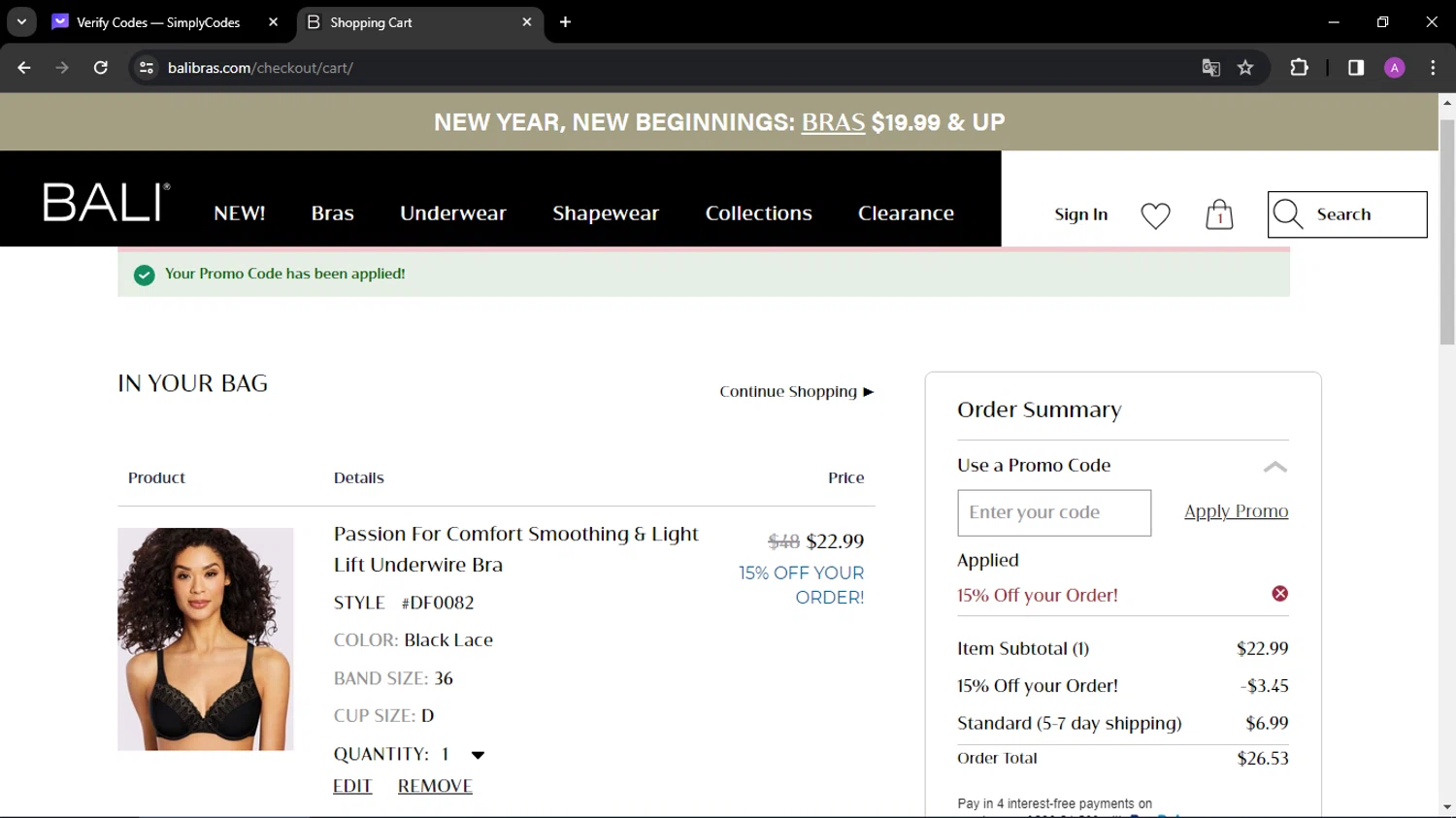 BALI Bras Promo Codes - 20% Off | September 2024