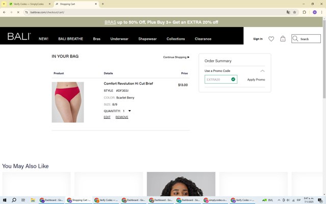 BALI Bras Promo Codes - 20% Off Coupons Feb 2025