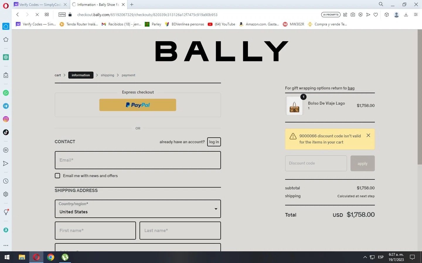 Bally Promo Codes - $10 Off | September 2024