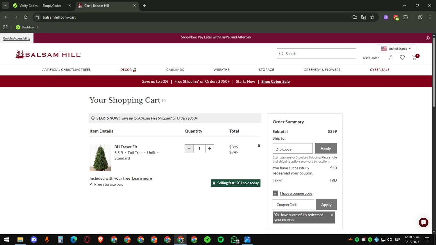 Balsam Hill Promo Codes - $50 Off (19 Verified) Dec 2025