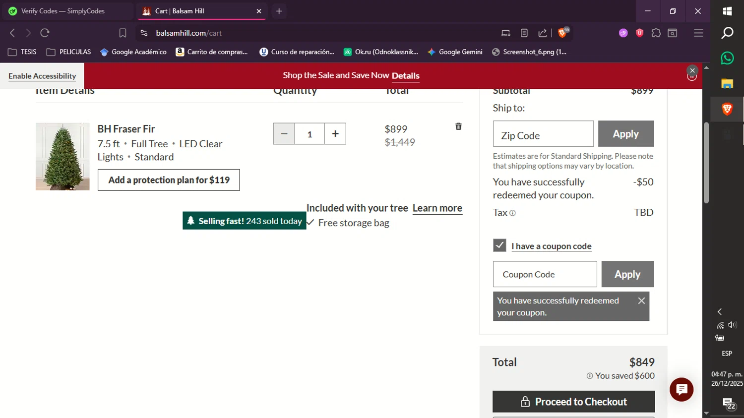 Balsam Hill Promo Codes - $50 Off (16 Verified) Jan 2026
