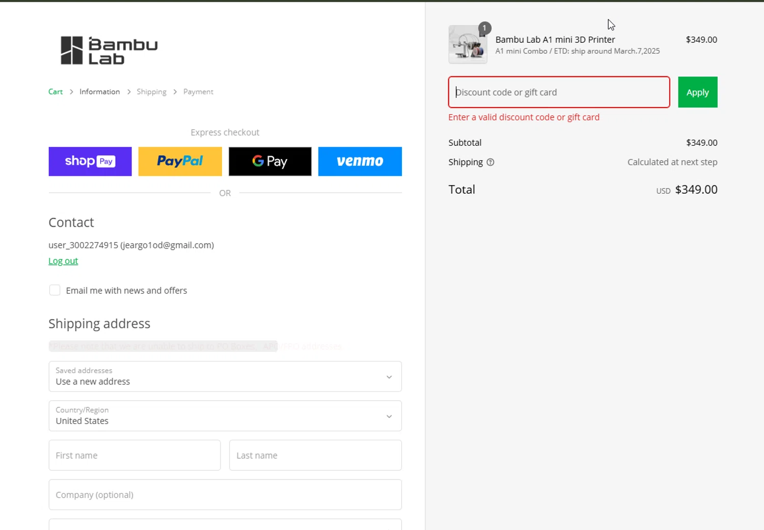 Bambu Lab Discount Codes (2 Verified) - 20% Off Feb 2025