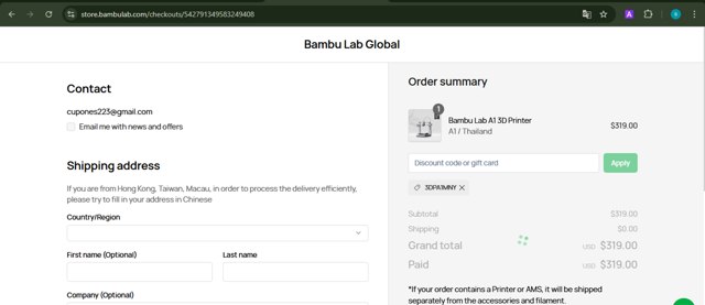 Bambu Lab Discount Codes - 20% Off Coupons Jan 2025