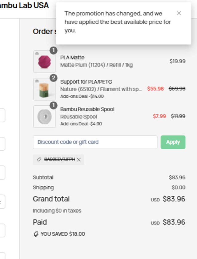 Bambu Lab Discount Codes (2 Verified) - 20% Off Mar 2025