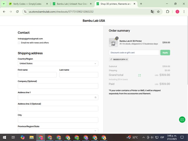 Bambu Lab Discount Codes (2 Verified) - 20% Off Mar 2025