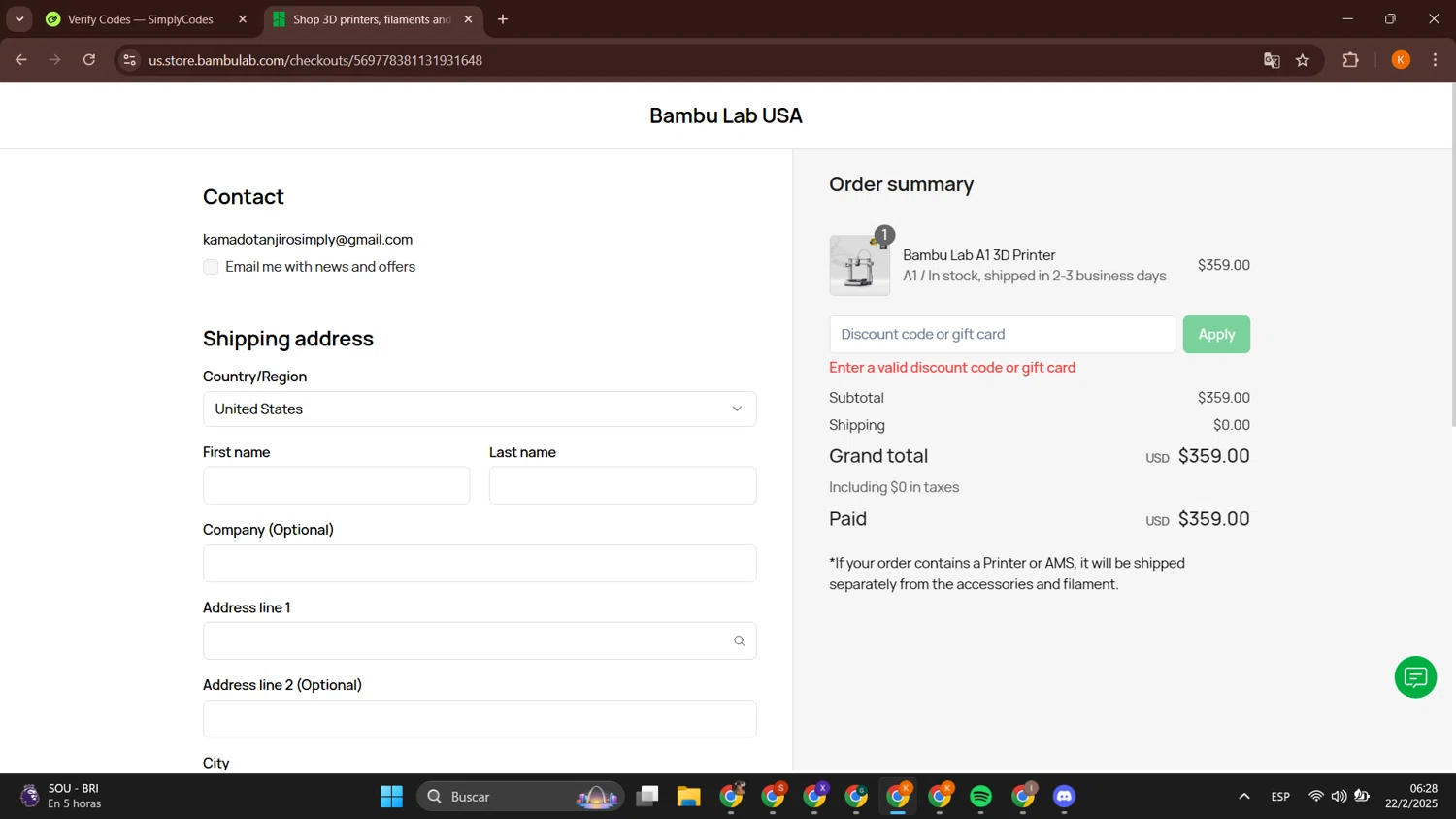 Bambu Lab Discount Codes (1 Verified) - 20% Off Apr 2025