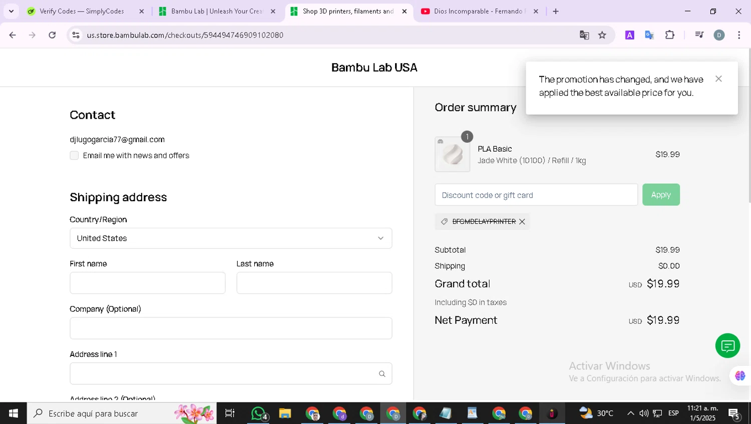 Bambu Lab Discount Codes (3 Verified) - $100 Off May 2025