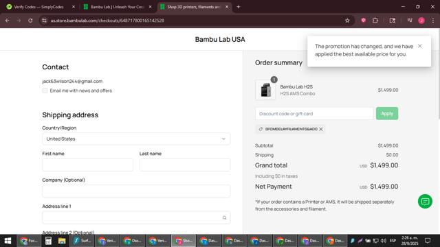 Bambu Lab Promo Codes (1 Verified) - 30% Off w/Code Oct 2025