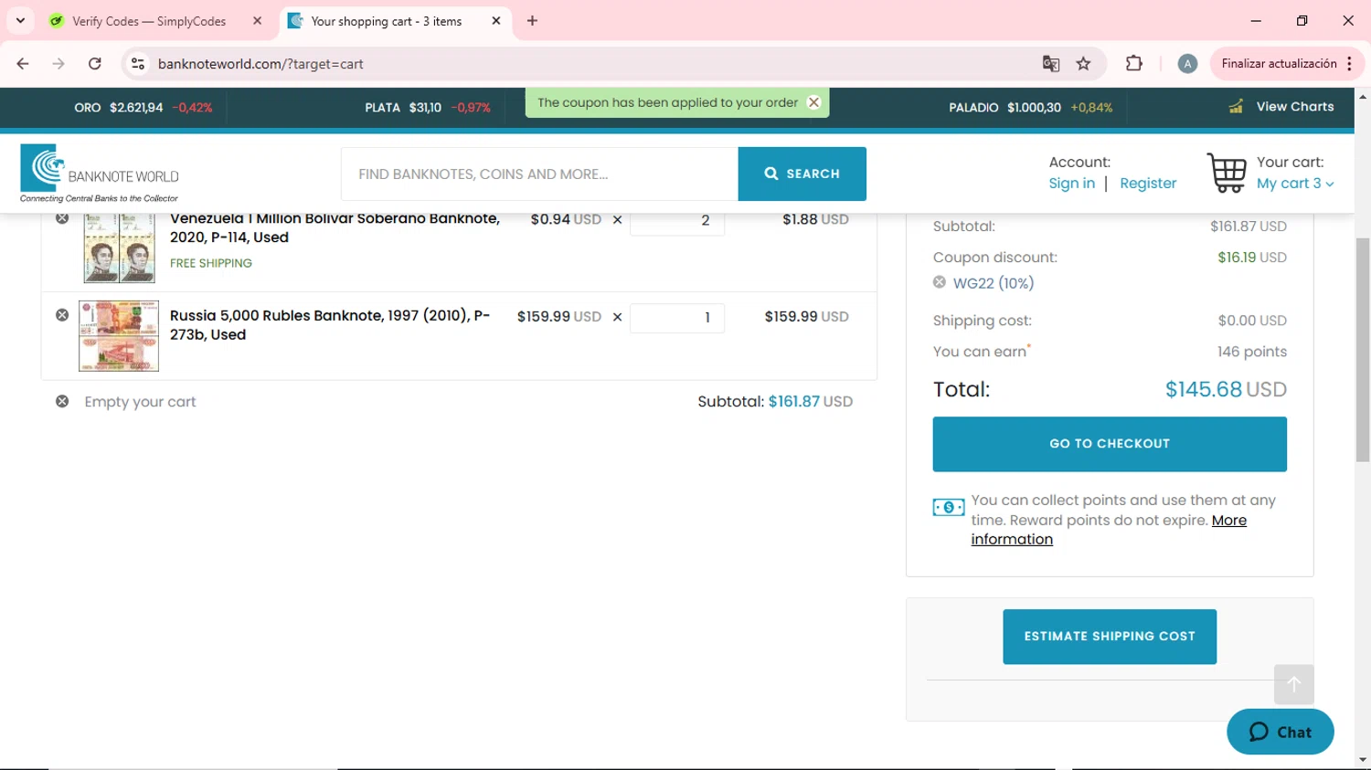 Banknote World Discount Codes - 10% Off | January 2025