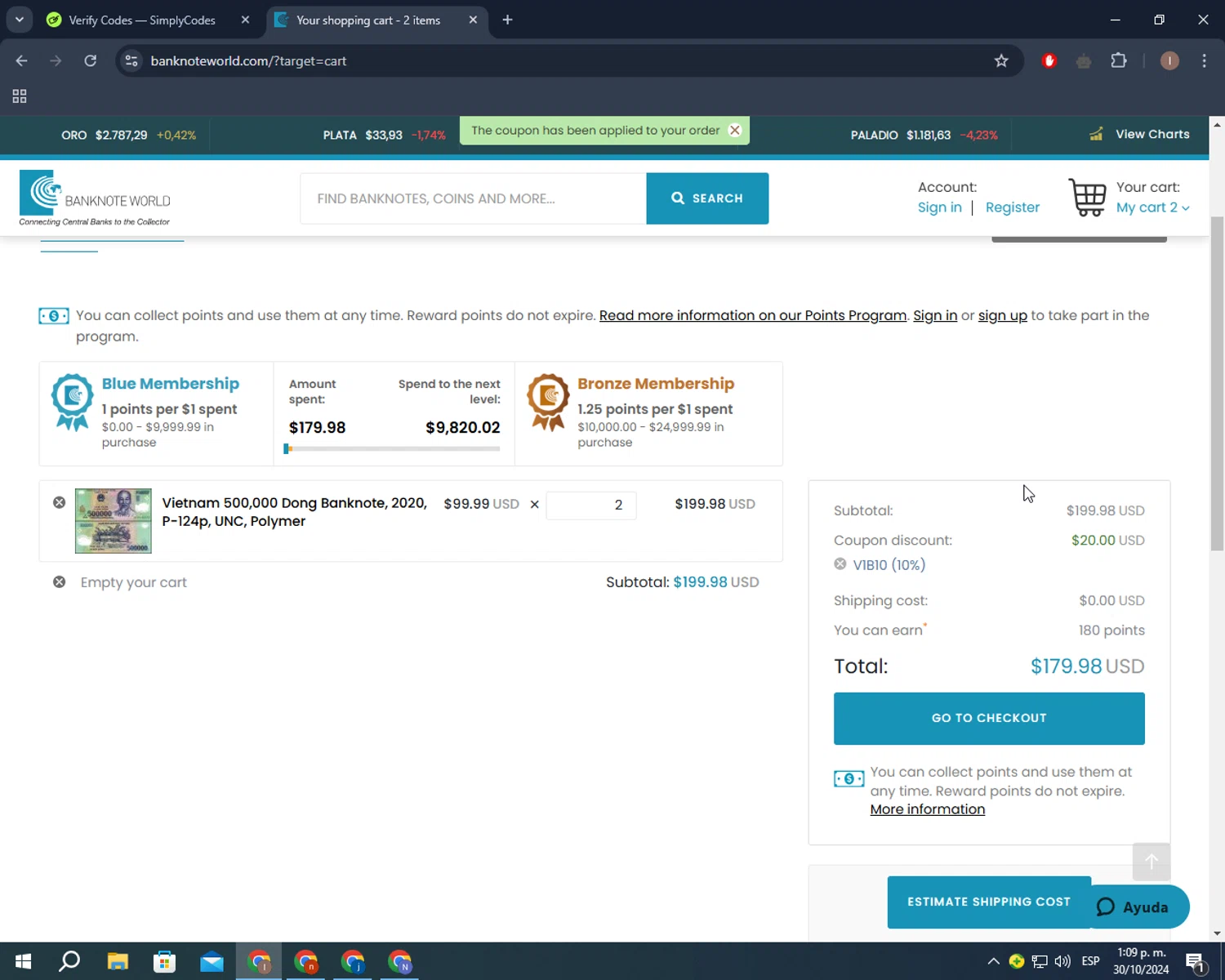 Banknote World Discount Codes - 10% Off | November 2024