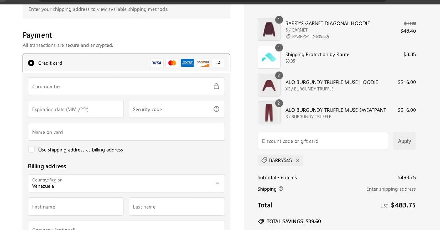 Barry's Promo Codes - 10% Off | January 2025