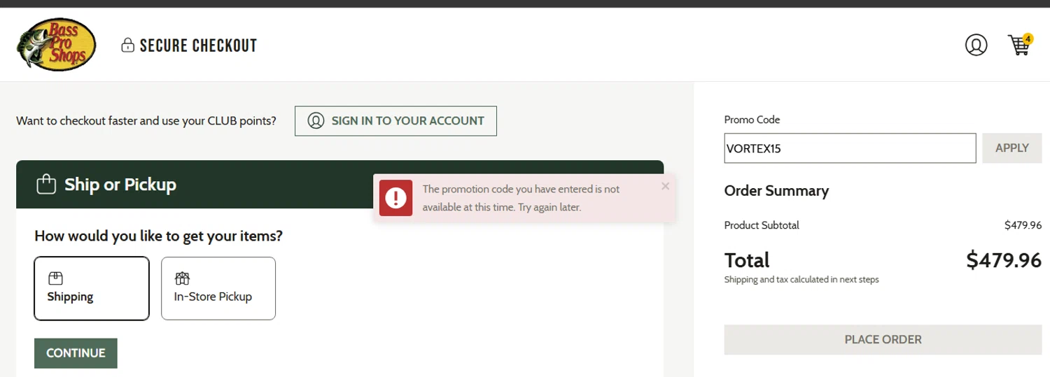 Bass Pro Shops Promo Codes (1 Verified) - 15% Off Oct 2025