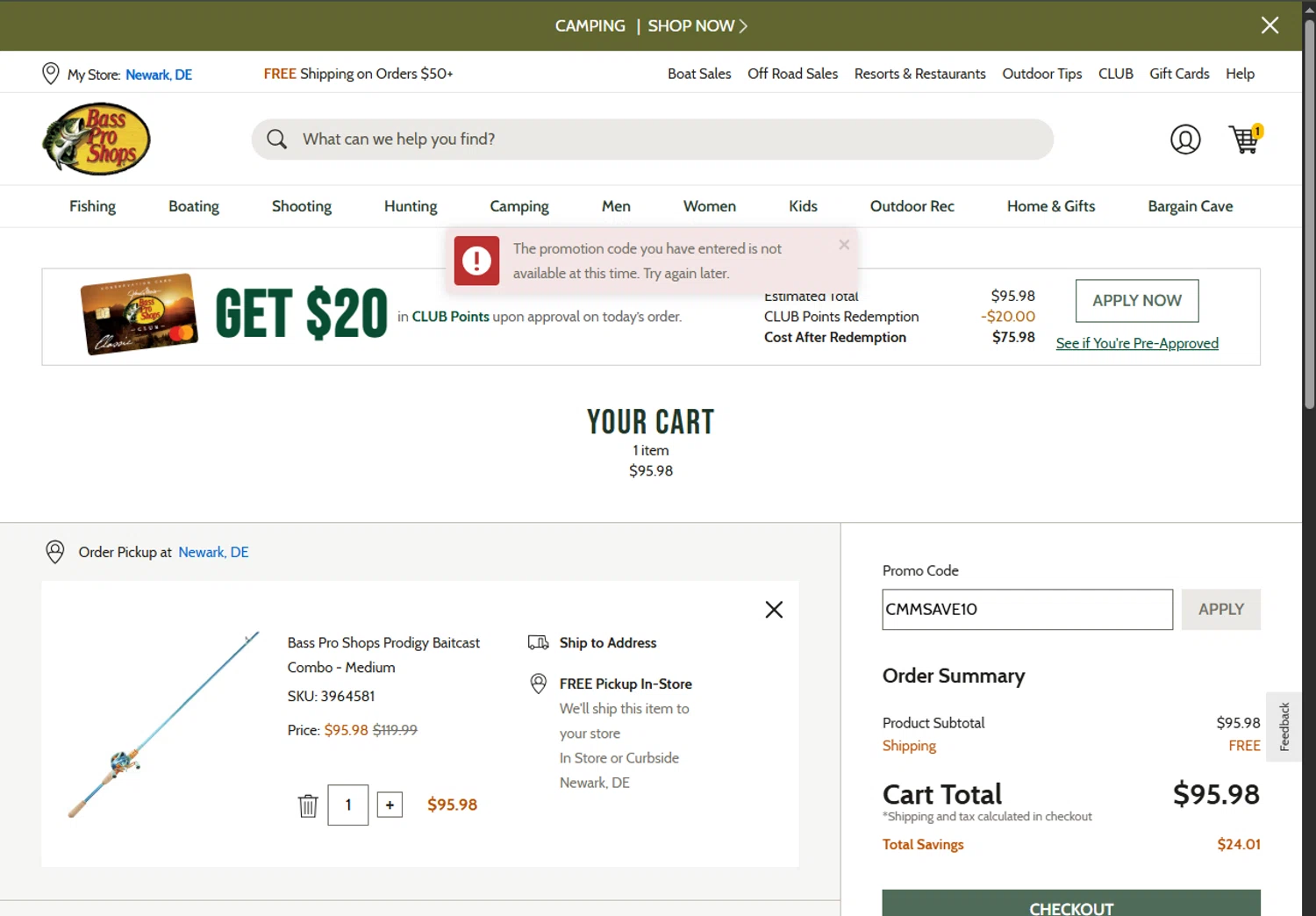 Bass Pro Shops Promo Codes (2 Verified) - 10% Off May 2025