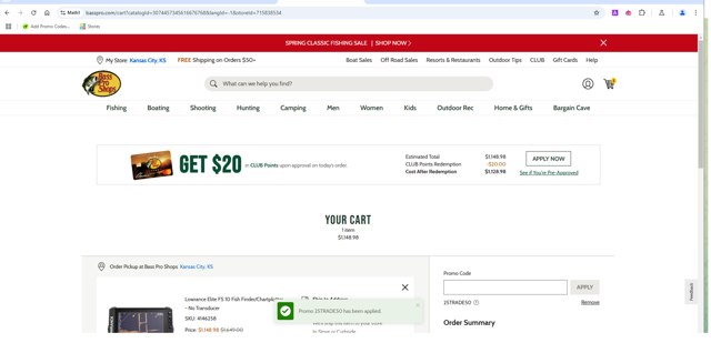 Bass Pro Shops Promo Codes (1 Verified) - 10% Off Apr 2025