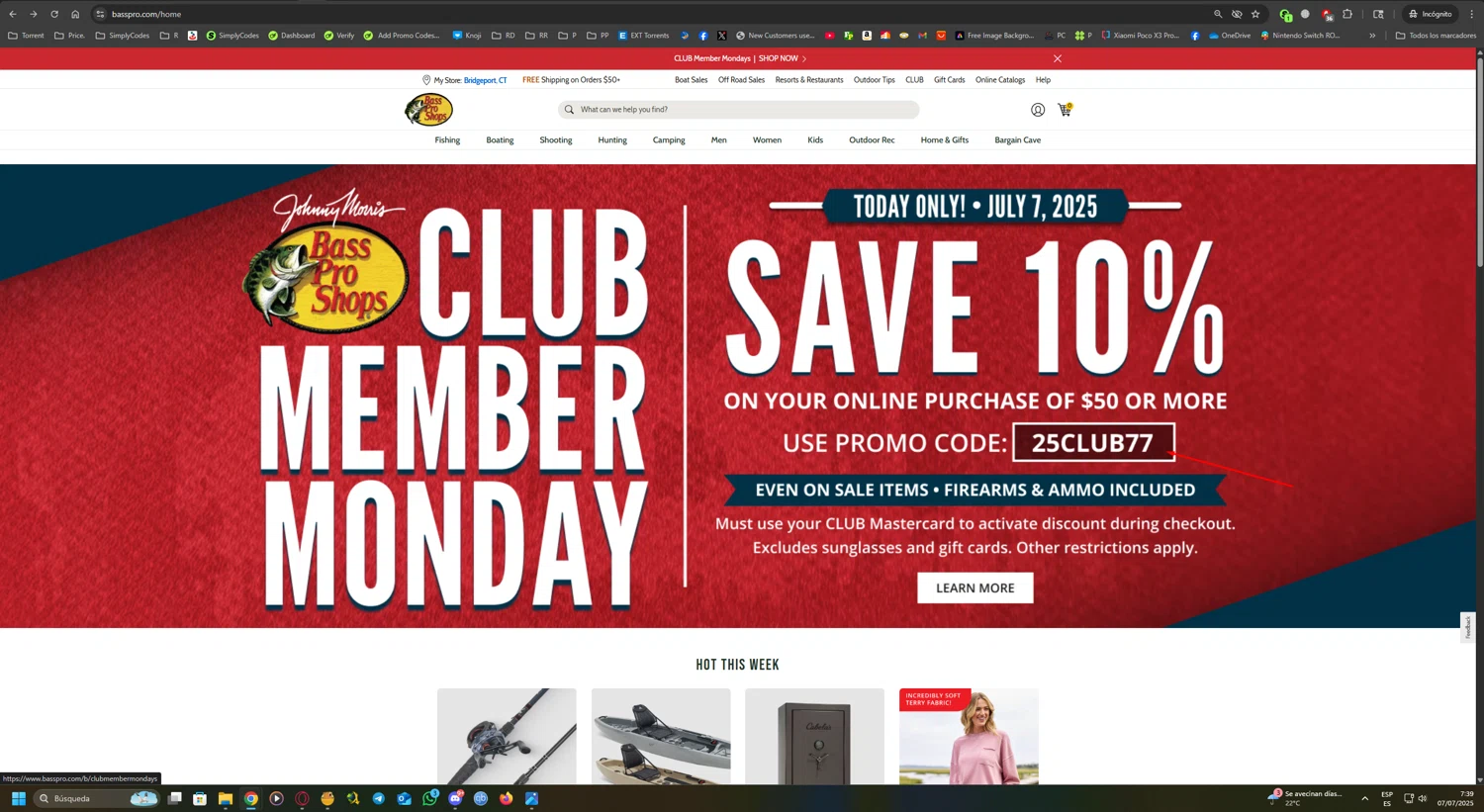 Bass Pro Shops Promo Codes (1 Verified) - 10% Off Aug 2025