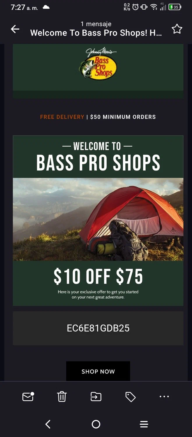 Bass Pro Shops Promo Codes - 20% Off Coupons Dec 2025