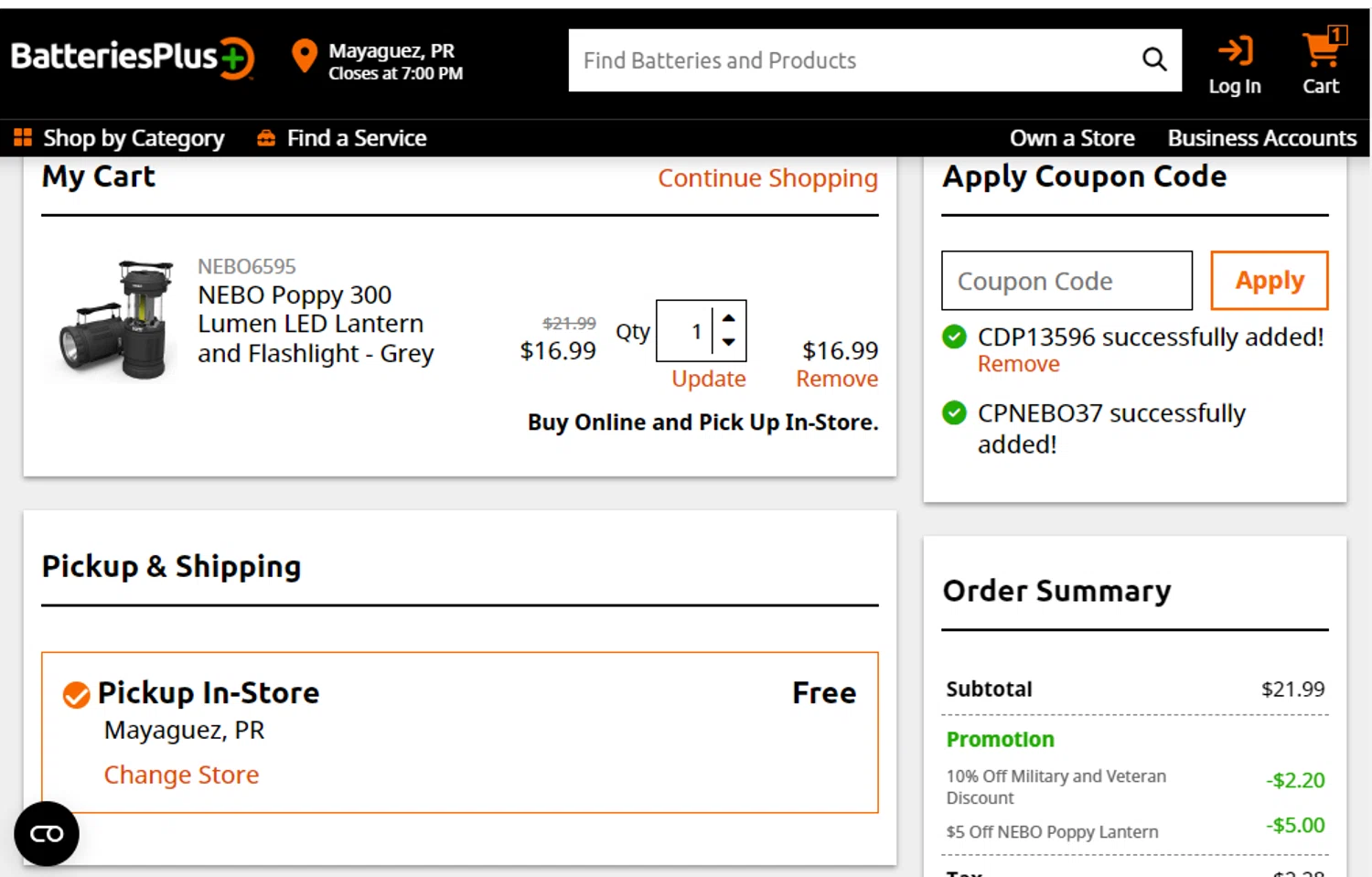 Batteries Plus Coupons - 10% Off | November 2024