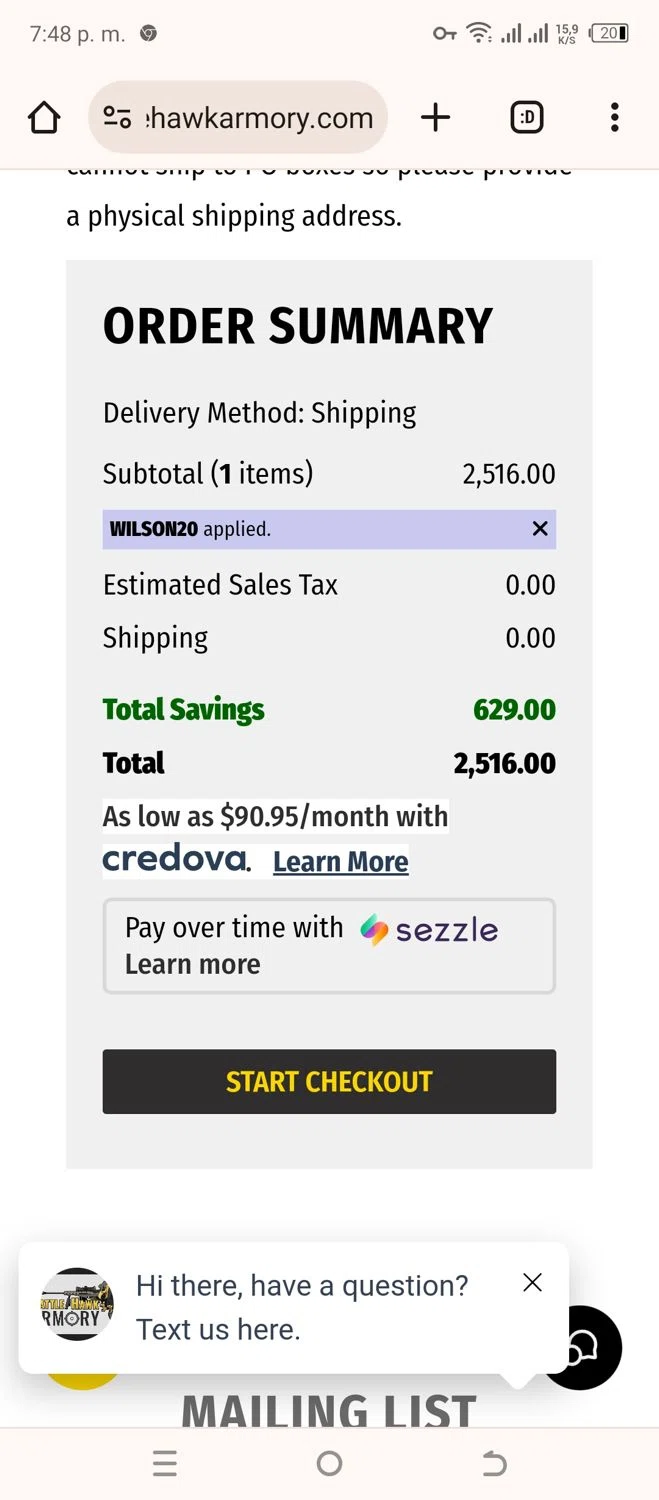 BattleHawk Armory Promo Codes - 20% Off | October 2024