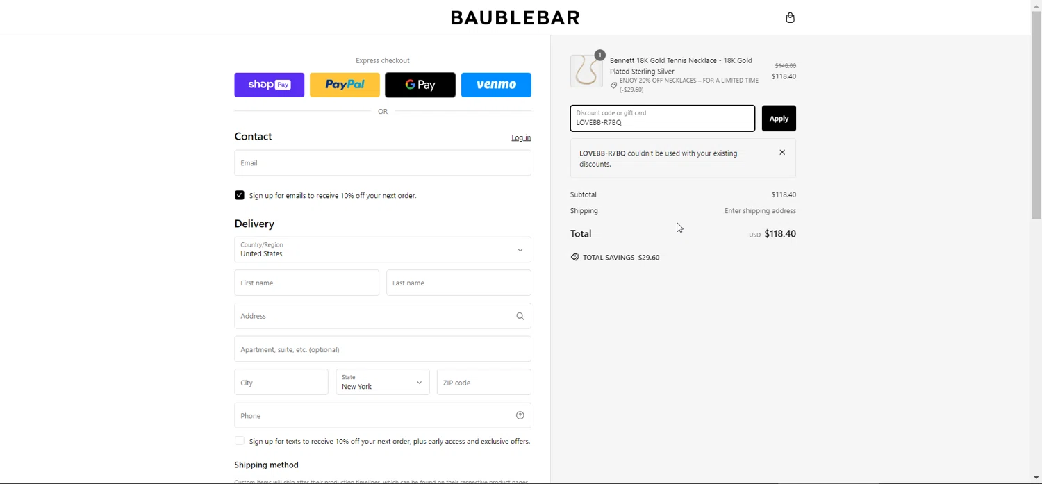 BaubleBar Discount Codes - 10% Off | October 2024