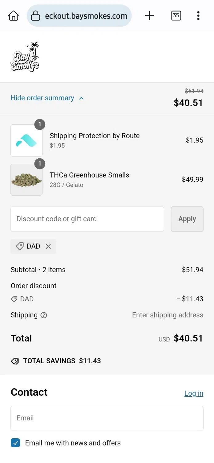 Bay Smokes Discount Codes - 40% Off | October 2024