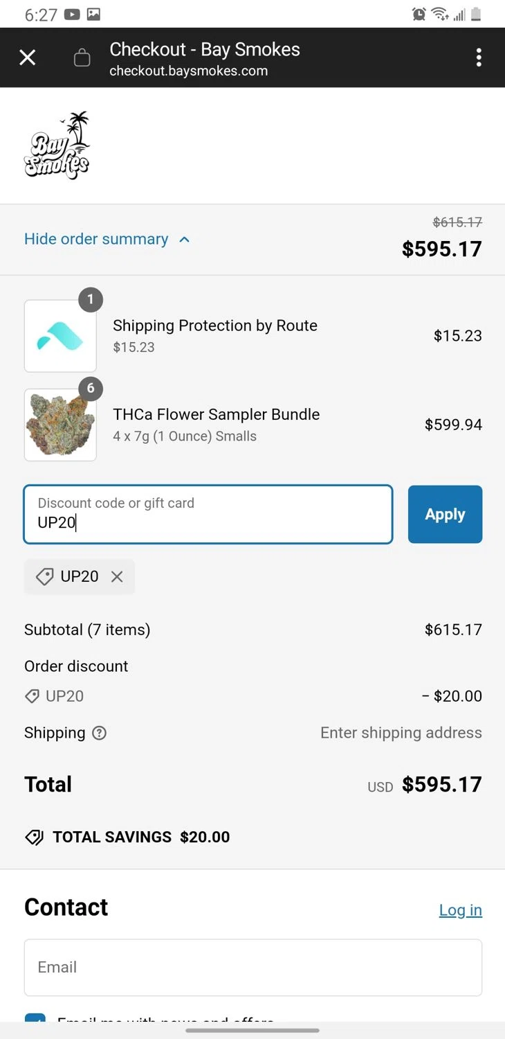 Bay Smokes Discount Codes - 40% Off | October 2024