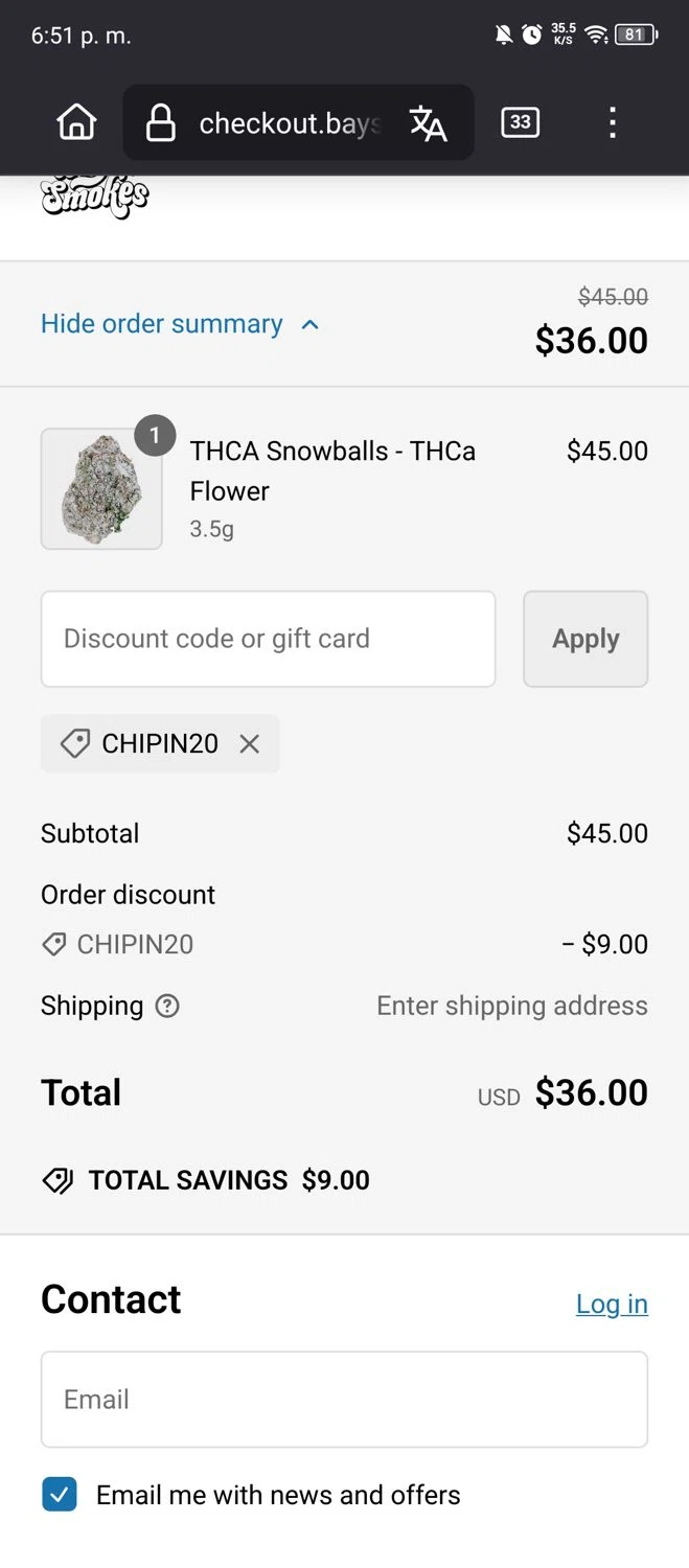 Bay Smokes Discount Codes & Cyber Monday 2024 Deals - 20% Off