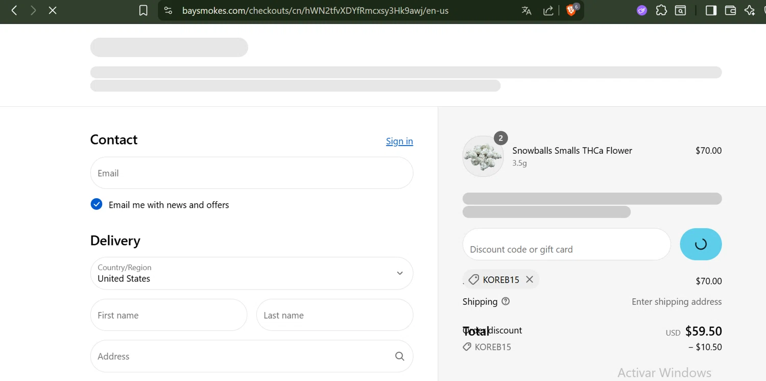Bay Smokes Promo Codes (14 Verified) - 20% Off Oct 2025