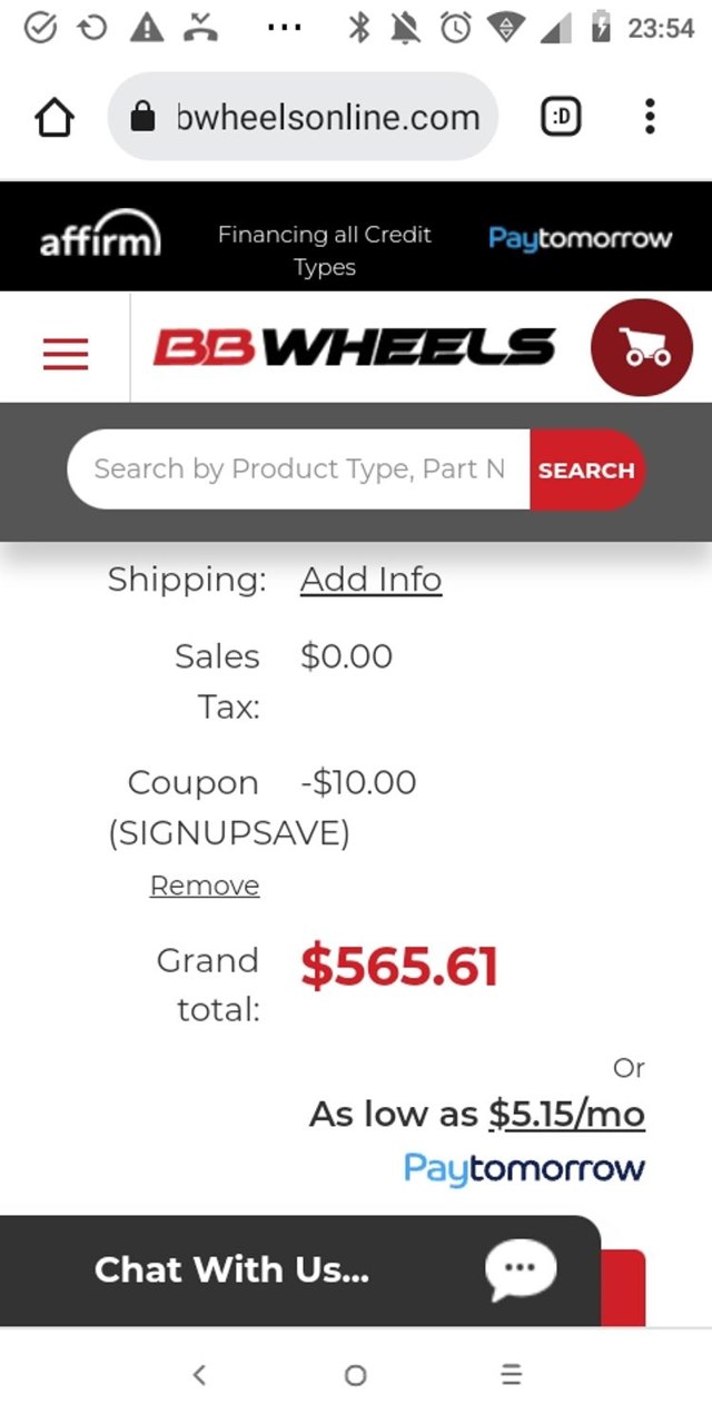 BB Wheels Promo Codes - $10 Off Coupons Aug 2025