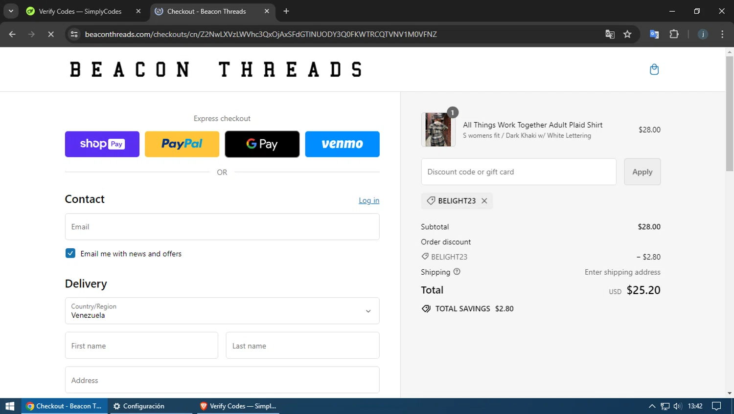 Beacon Threads Discount Codes - 10% Off | November 2024
