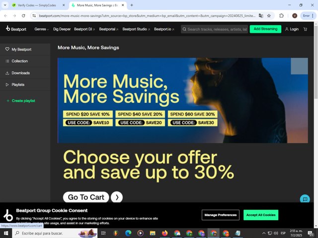 Beatport Promo Codes (2 Verified) - 10% Off w/Code Feb 2025