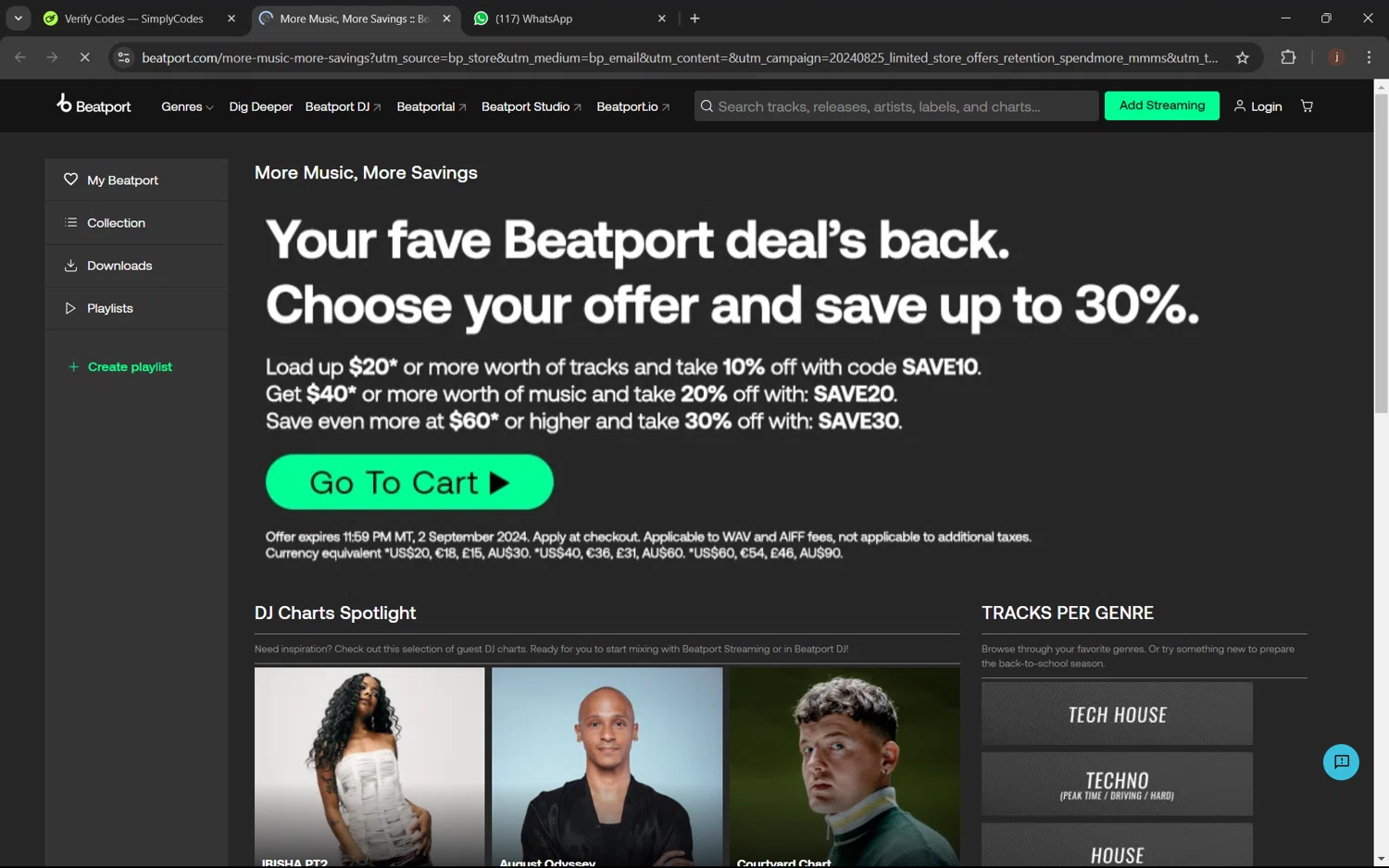 Beatport Promo Codes - 20% Off | October 2024