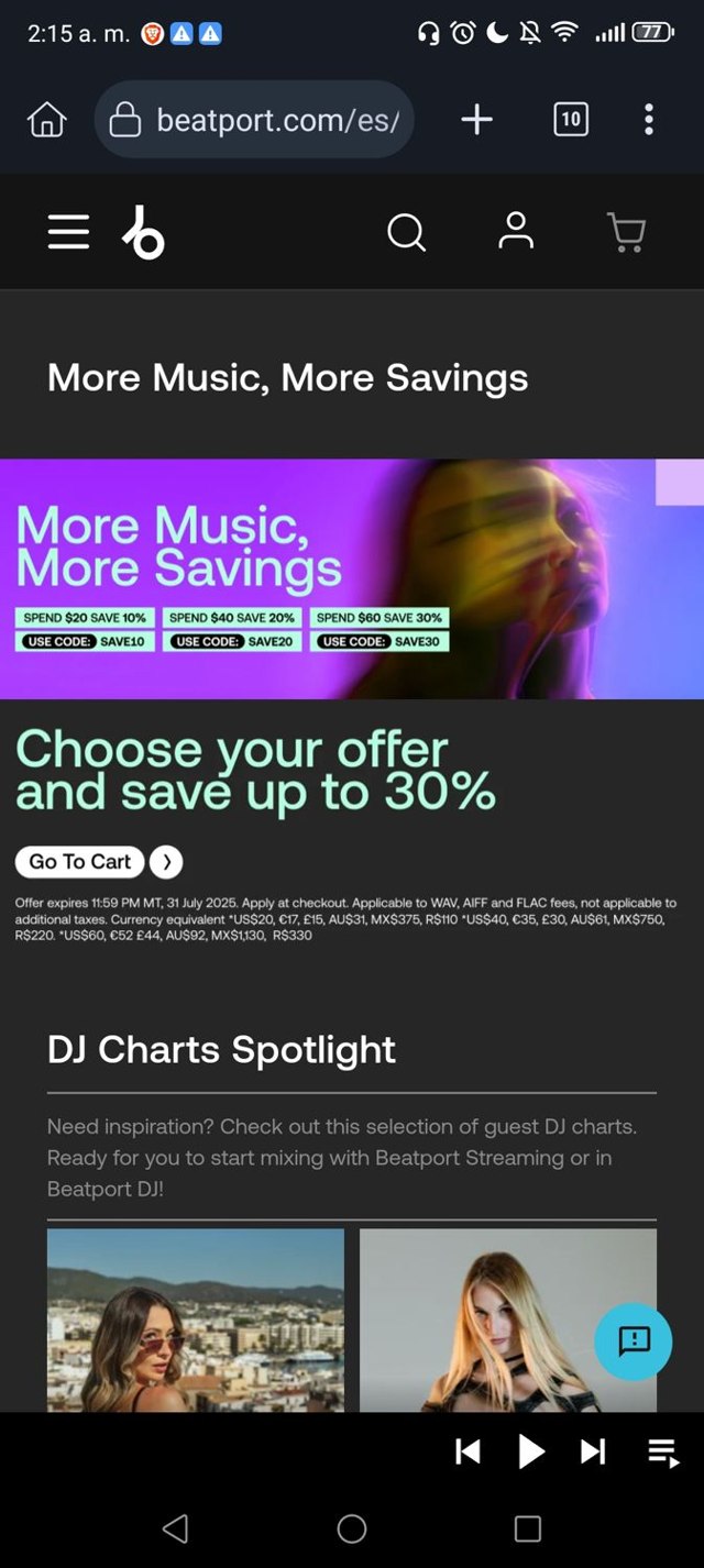 Beatport Promo Codes (3 Verified) - 20% Off w/Code Jul 2025
