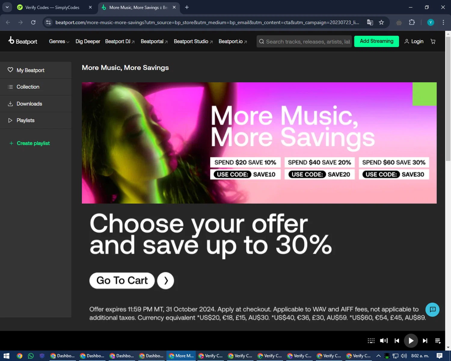 Beatport Promo Codes - 10% Off | December 2024