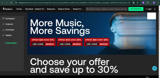 Beatport Promo Codes (3 Verified) - 30% Off w/ Code Jan 2025