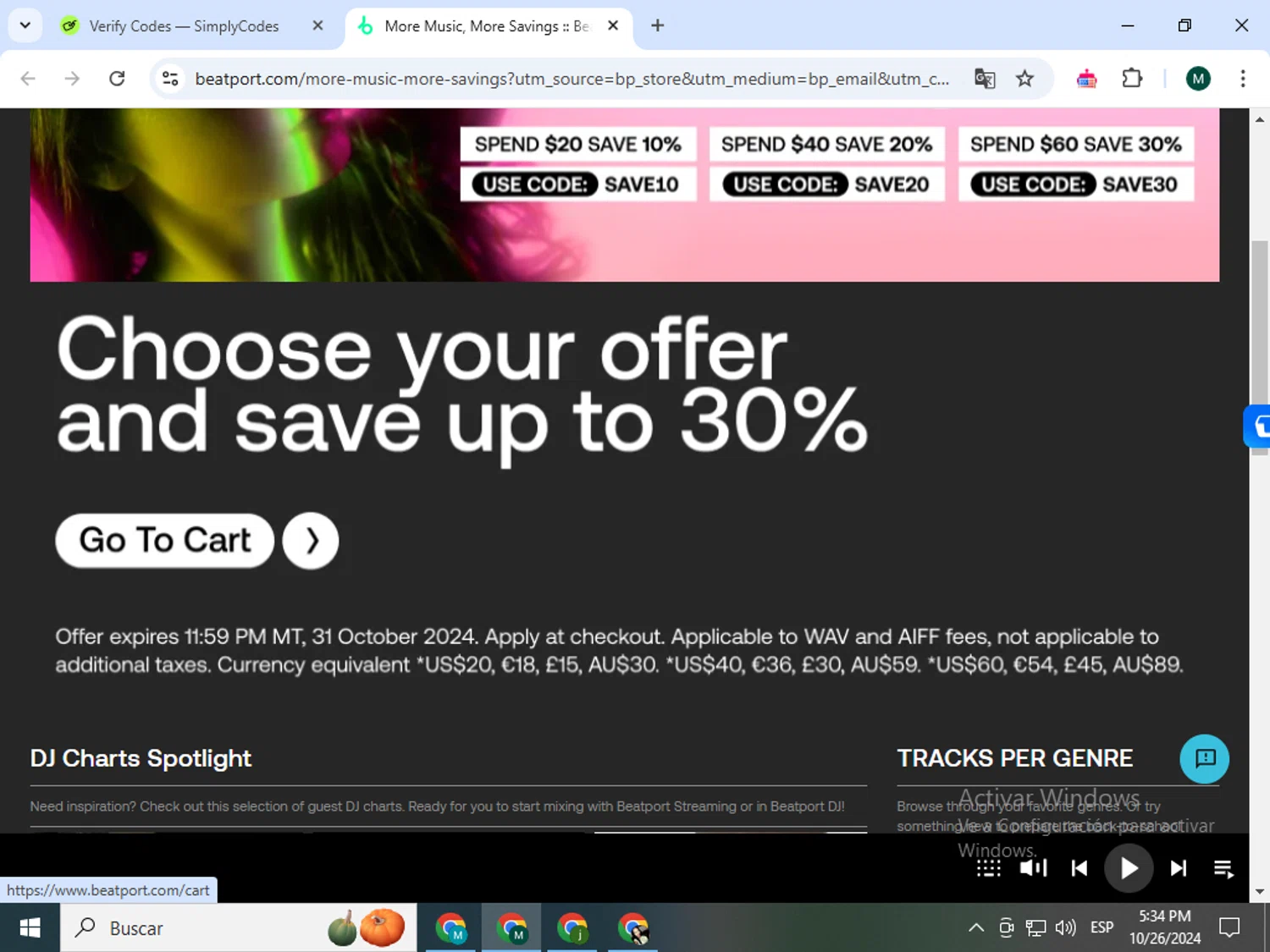 Beatport Promo Codes - 20% Off | November 2024