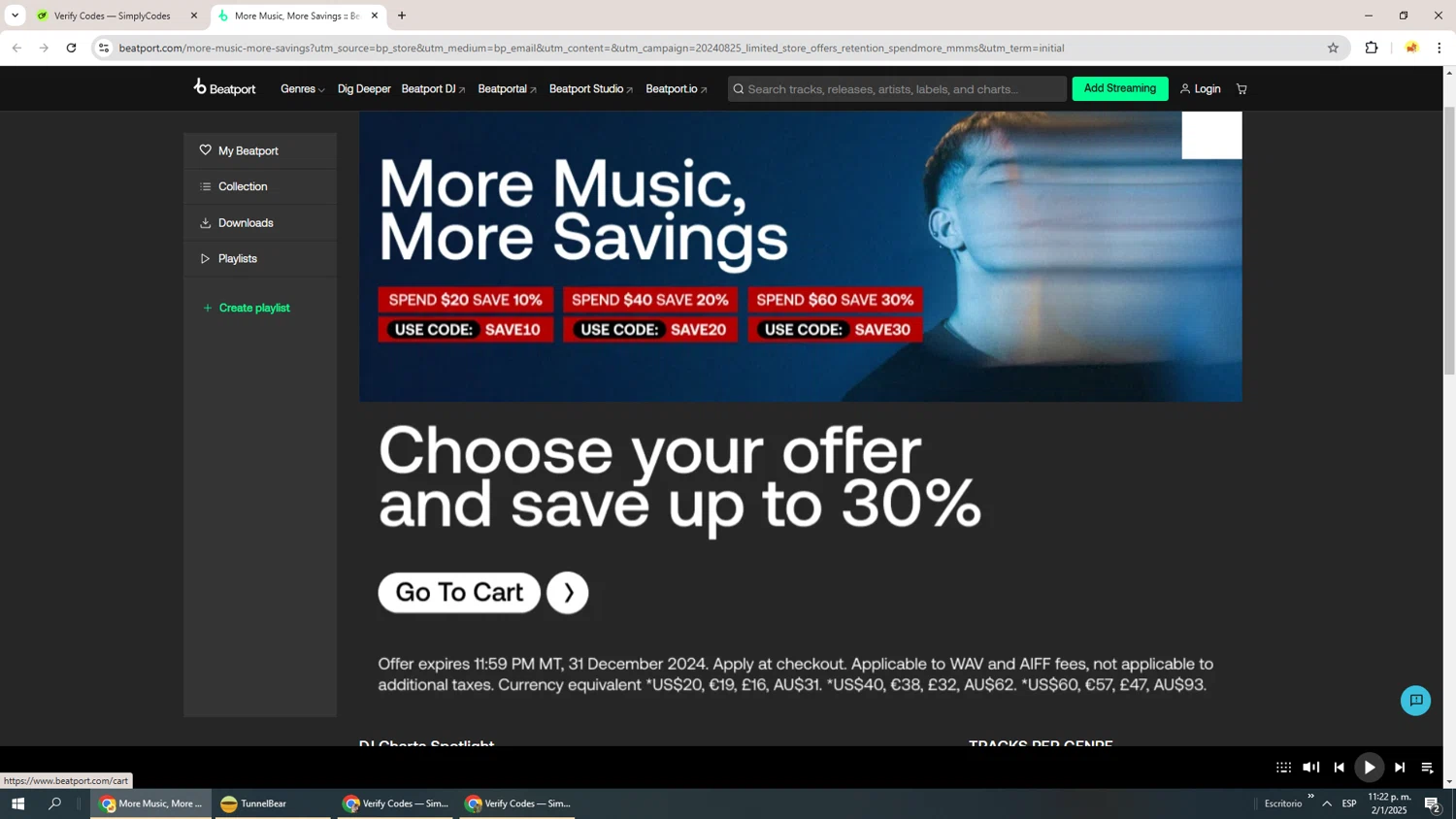 Beatport Promo Codes - 30% Off | January 2025