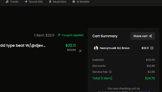 BeatStars Promo Codes (7 Verified) - 33% Off w/Code Mar 2025